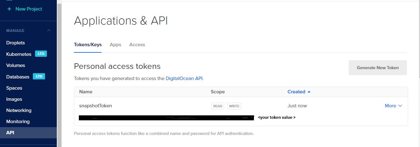 How to Automate Droplet Snapshot in DigitalOcean Server? | easydeploy.io