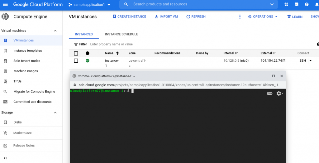 How to Create Instance in Google Compute Engine? | easydeploy.io
