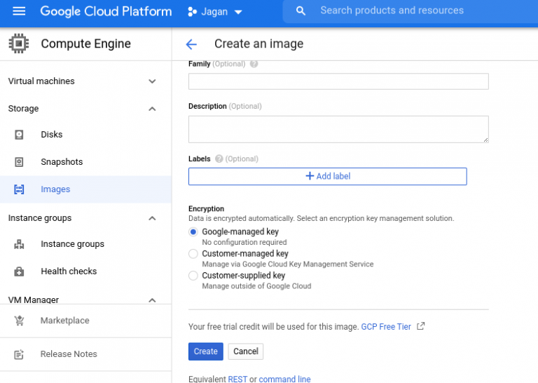 How to create a custom image in Google Compute Engine?