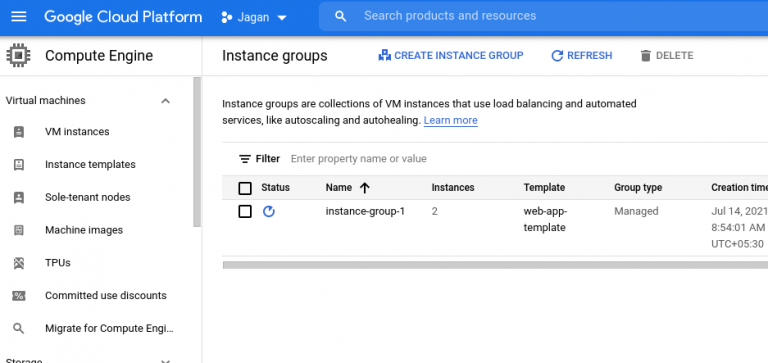 How to create a Load balancer in Google Cloud Platform?
