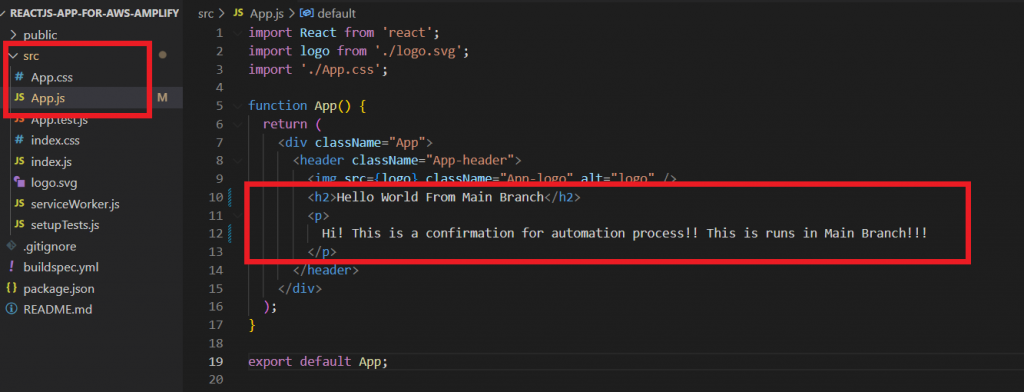 How to setup AWS Amplify with GITHUB Repository