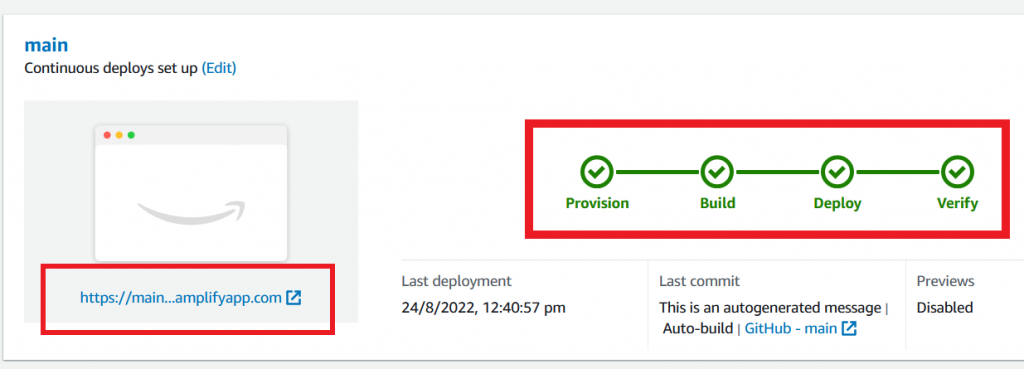How to setup AWS Amplify with GITHUB Repository