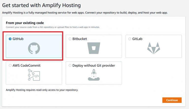 How To Setup Aws Amplify With Github Repository