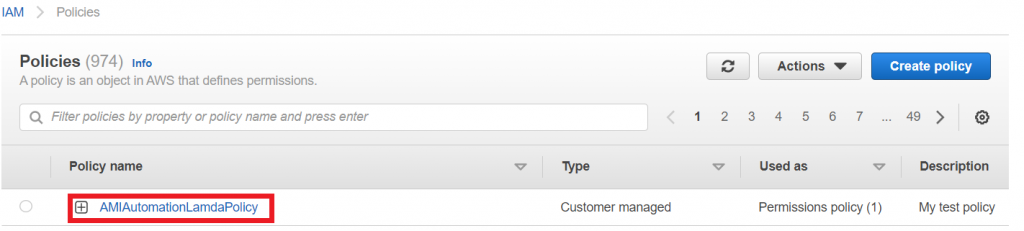 Lambda Automation of AMI Creation using Terraform
