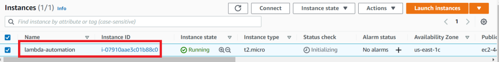 Lambda Automation of AMI Creation using Terraform