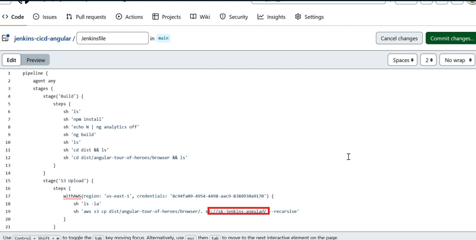 How to Set up Jenkins CI/CD Pipeline to Build and Deploy an Angular App from GitHub to Amazon S3 ...