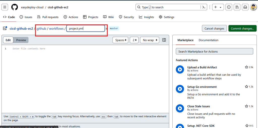Setup Ci Cd Pipeline Using Github Actions For Reactjs Application Hosted On Aws Ec2