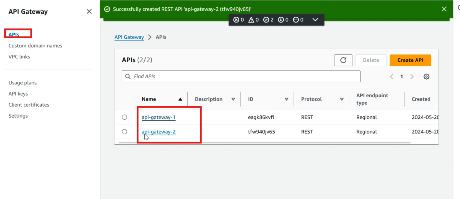 How to route traffic to two API gateways based on path | easydeploy.io